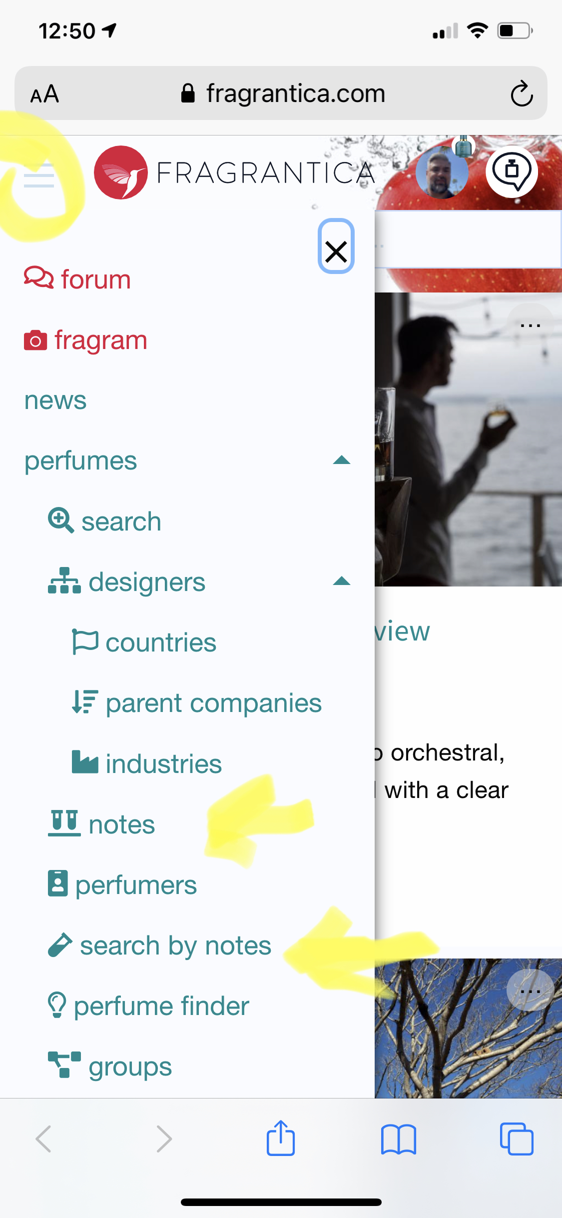 Search Fragrantica by fragrance note? : r/fragrance