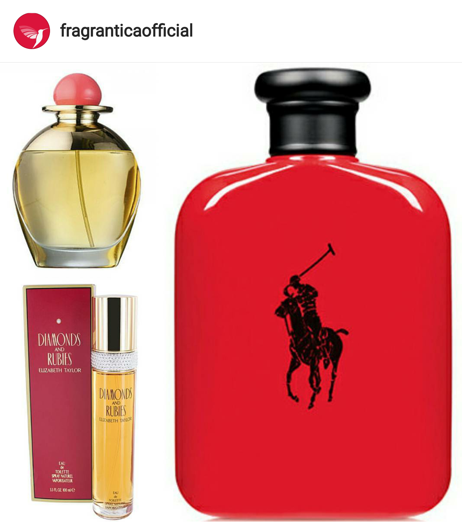 Fragrantica 's golf van rode parfums op Instagram ~ Evenementen