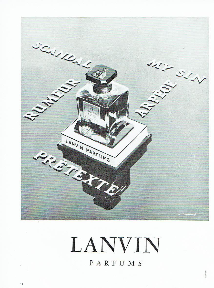 My Sin Lanvin: The First Successful Perfume by Lanvin ~ Vintages