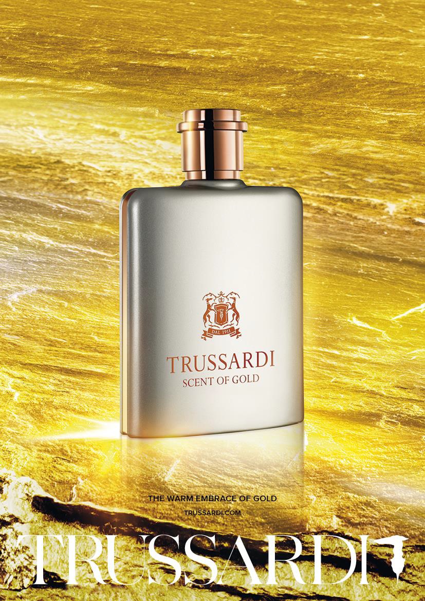 Scent of Gold Trussardi perfume - a new fragrance for women and men 2018
