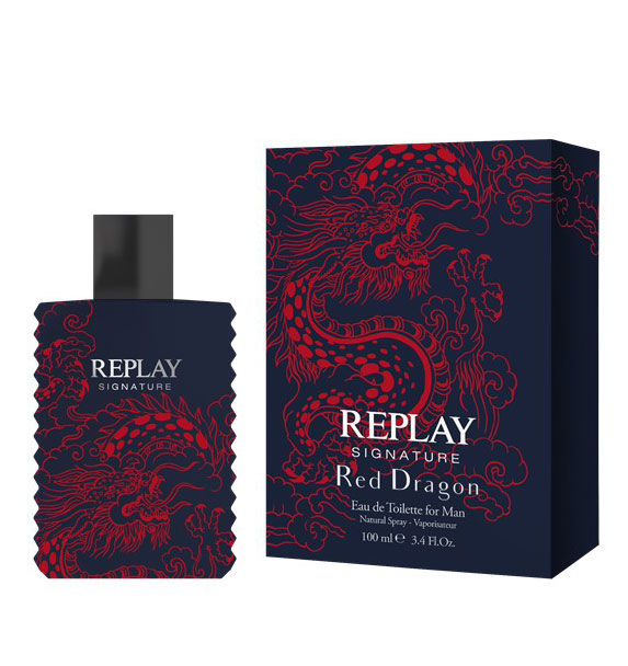 Replay Signature Red Dragon Replay cologne - a new fragrance for men 2018