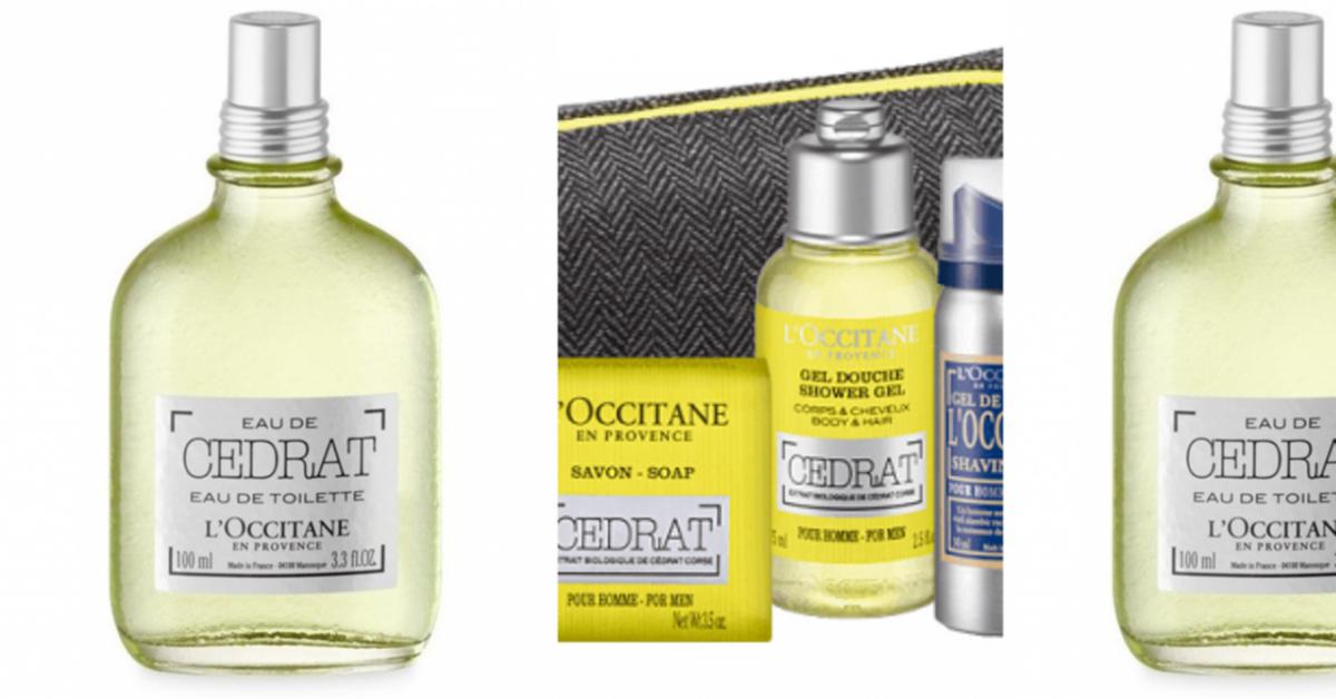 Cedrat Eau de Toilette de L'Occitane ~ Novas fragrâncias