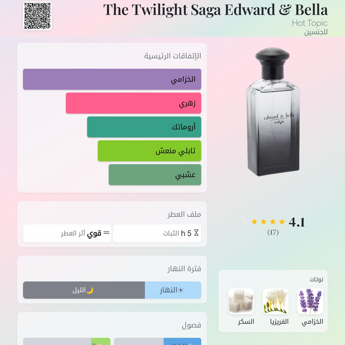 The Twilight Saga Edward & Bella Hot Topic عطر - a fragrance للجنسين