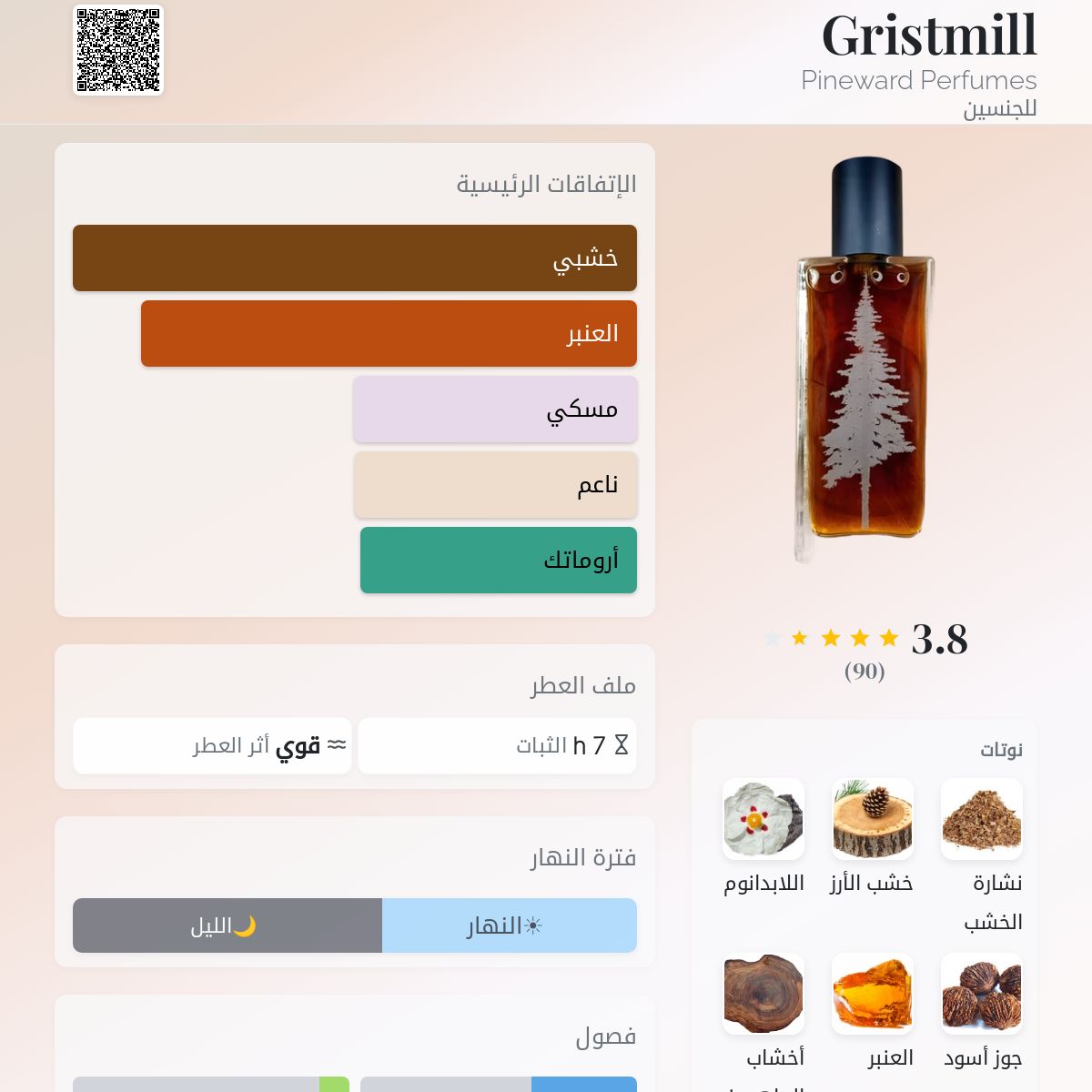 Gristmill Pineward Perfumes عطر - a fragrance للجنسين
