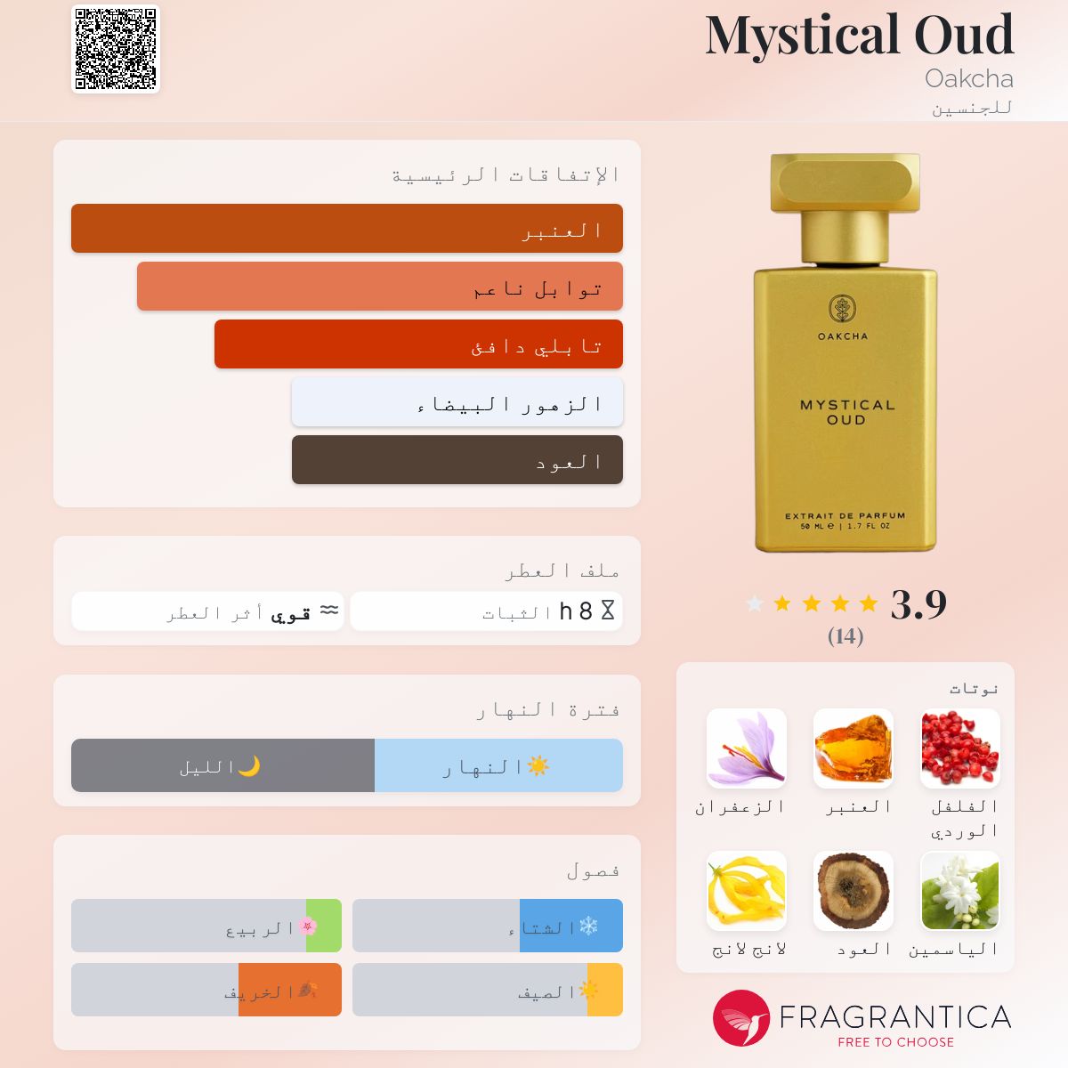 Mystical Oud Oakcha عطر - a fragrance للجنسين