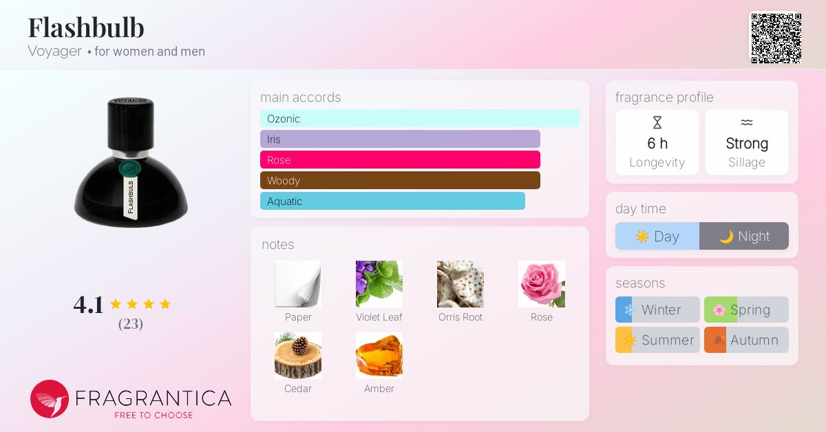 Flashbulb Voyager perfume - a new fragrance for women and men 2025
