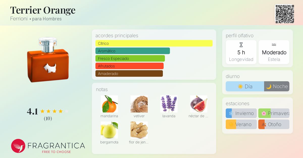 Terrier Orange Ferrioni Colonia - una fragancia para Hombres