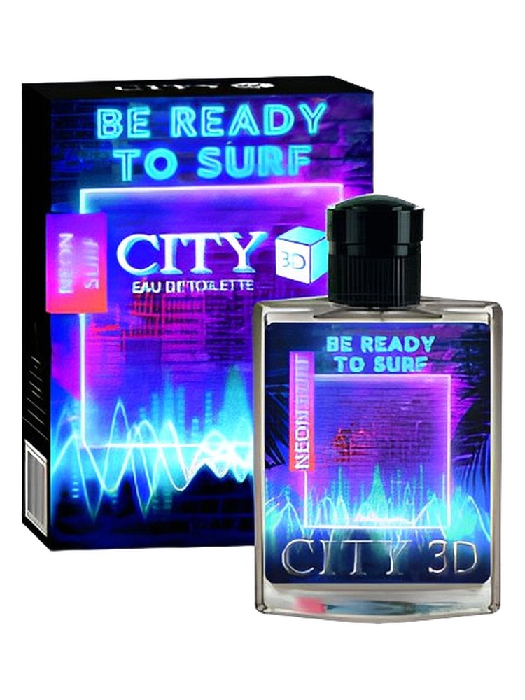 CITY 3D Neon Surf City Parfum cologne - a new fragrance for men 2024