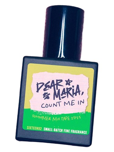 Dear Maria, Count Me In Sixteen92 fragancia - una nuevo fragancia para ...