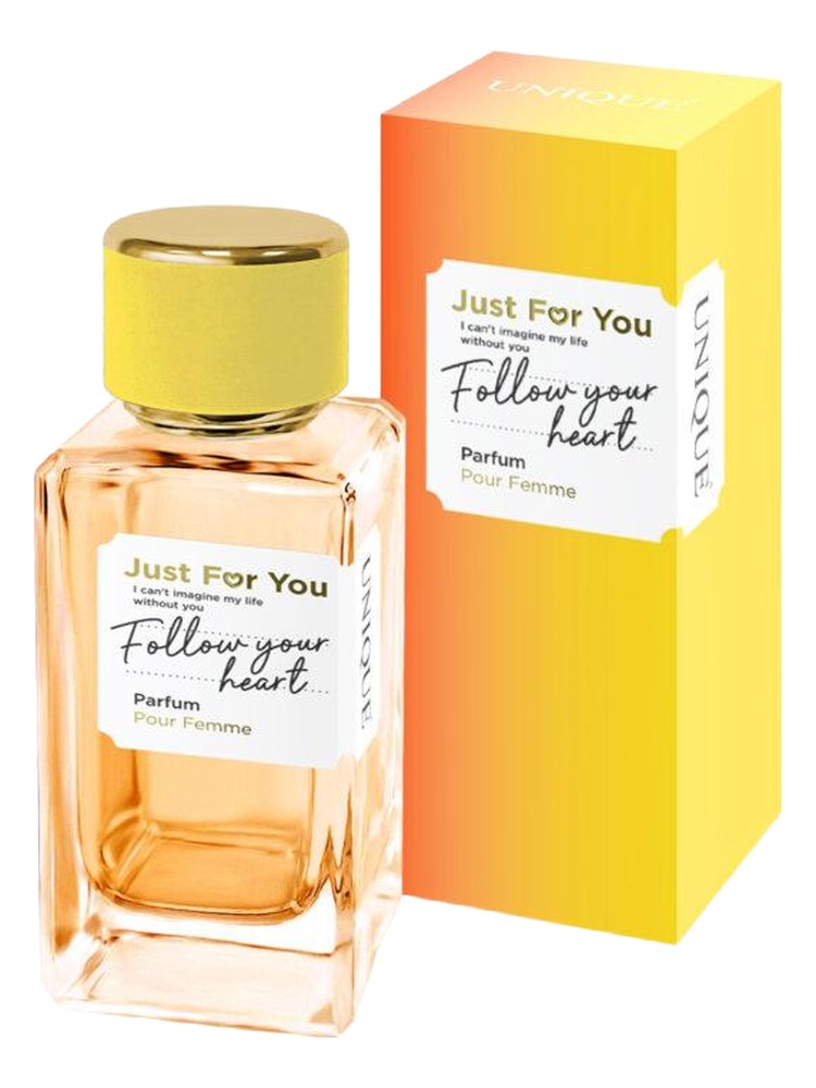 JUST FOR YOU FOLLOW YOUR HEART Unique Art Parfum perfume - a fragrance ...