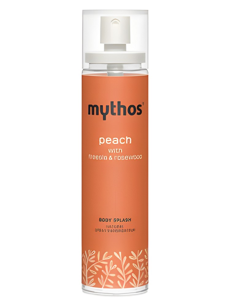 Peach with Freesia & Rosewood Mythos perfume - a fragrance for women