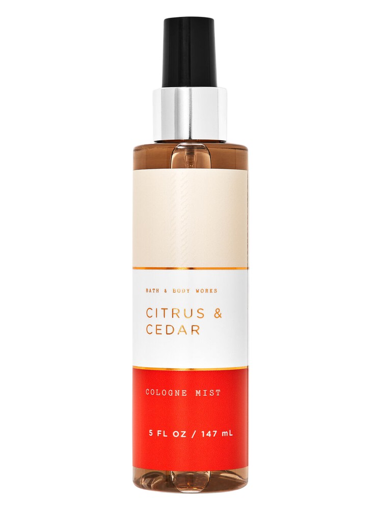 Citrus & Cedar Cologne Mist Bath & Body Works perfume - a fragrance for ...