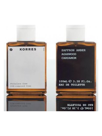 Saffron Amber Agarwood Cardamom Korres cologne - a fragrance for men 2009