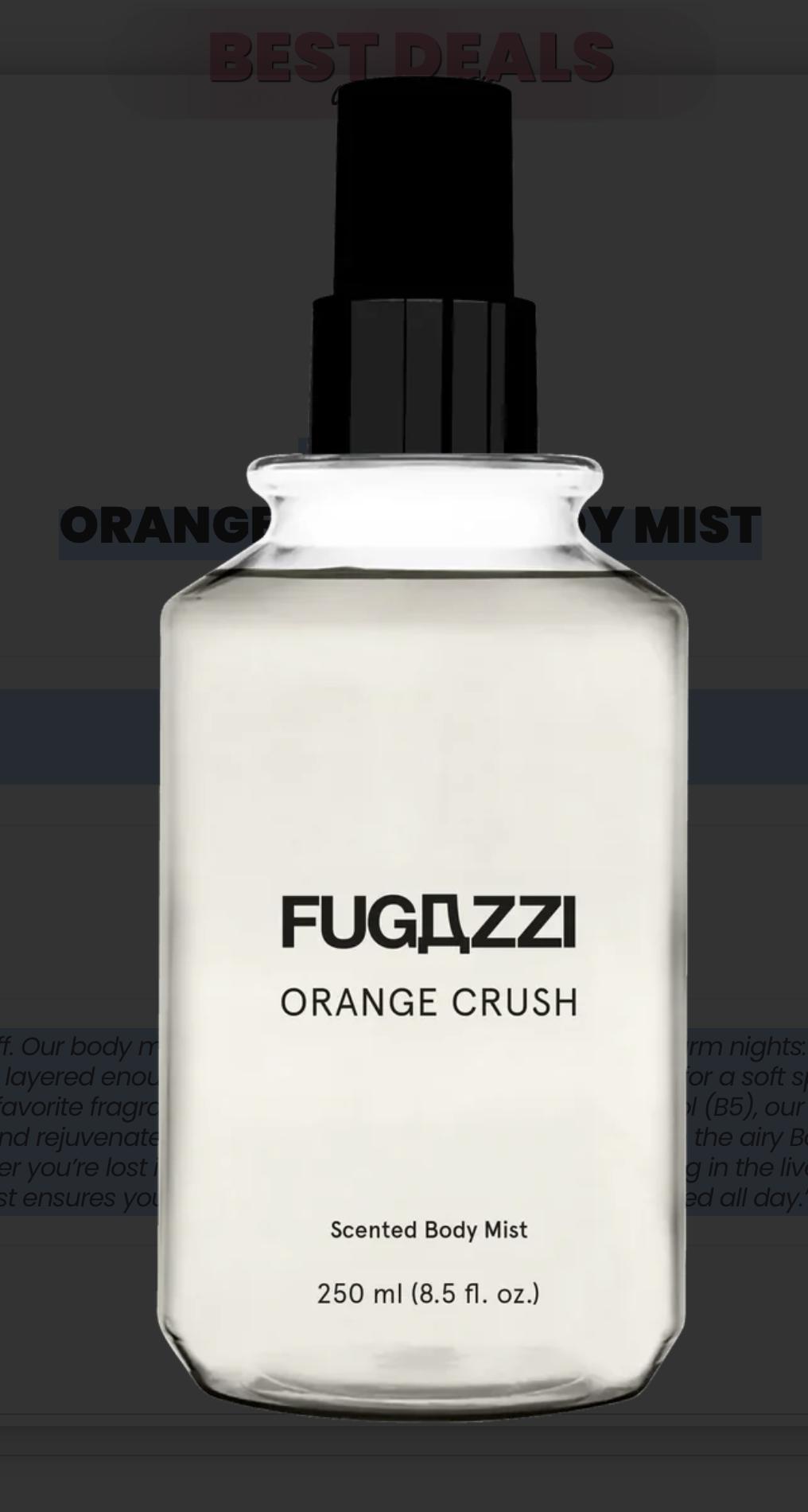 Orange Crush Body Mist Fugazzi perfume - a new fragrance for women and ...
