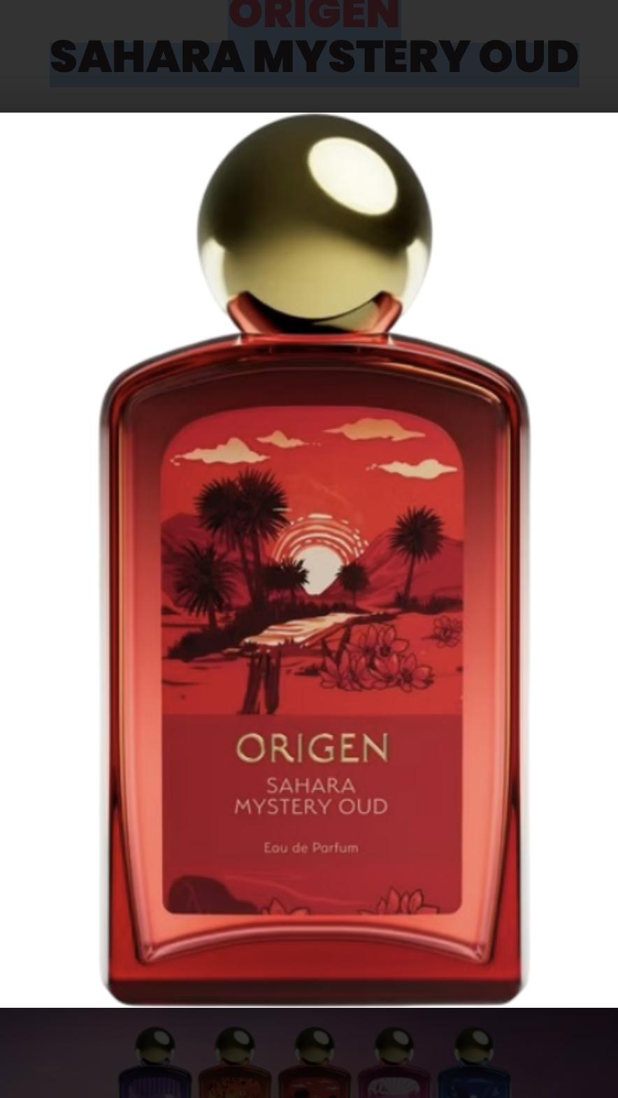 Sahara Mystery Oud Origen - una novità fragranza unisex 2025