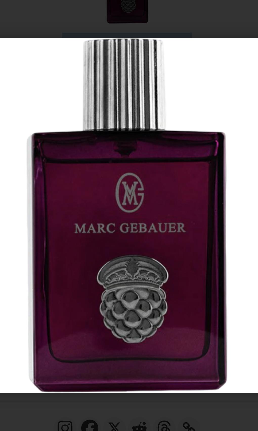 Raspberry Dictator Marc Gebauer perfume - a new fragrance for women and ...