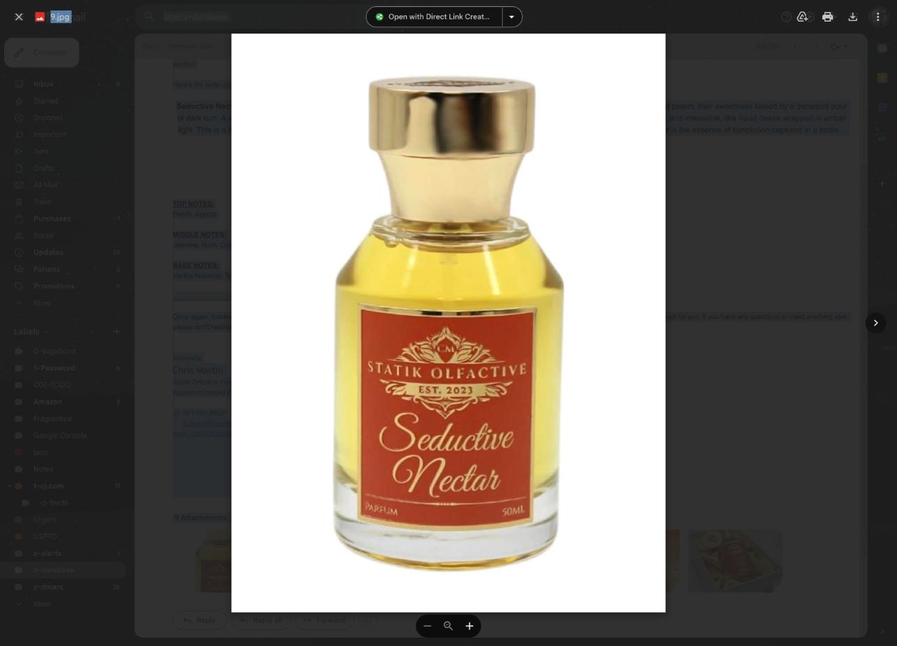 Seductive Nectar Statik Olfactive 香水 - 2025年のユニセックス 新着フレグランス