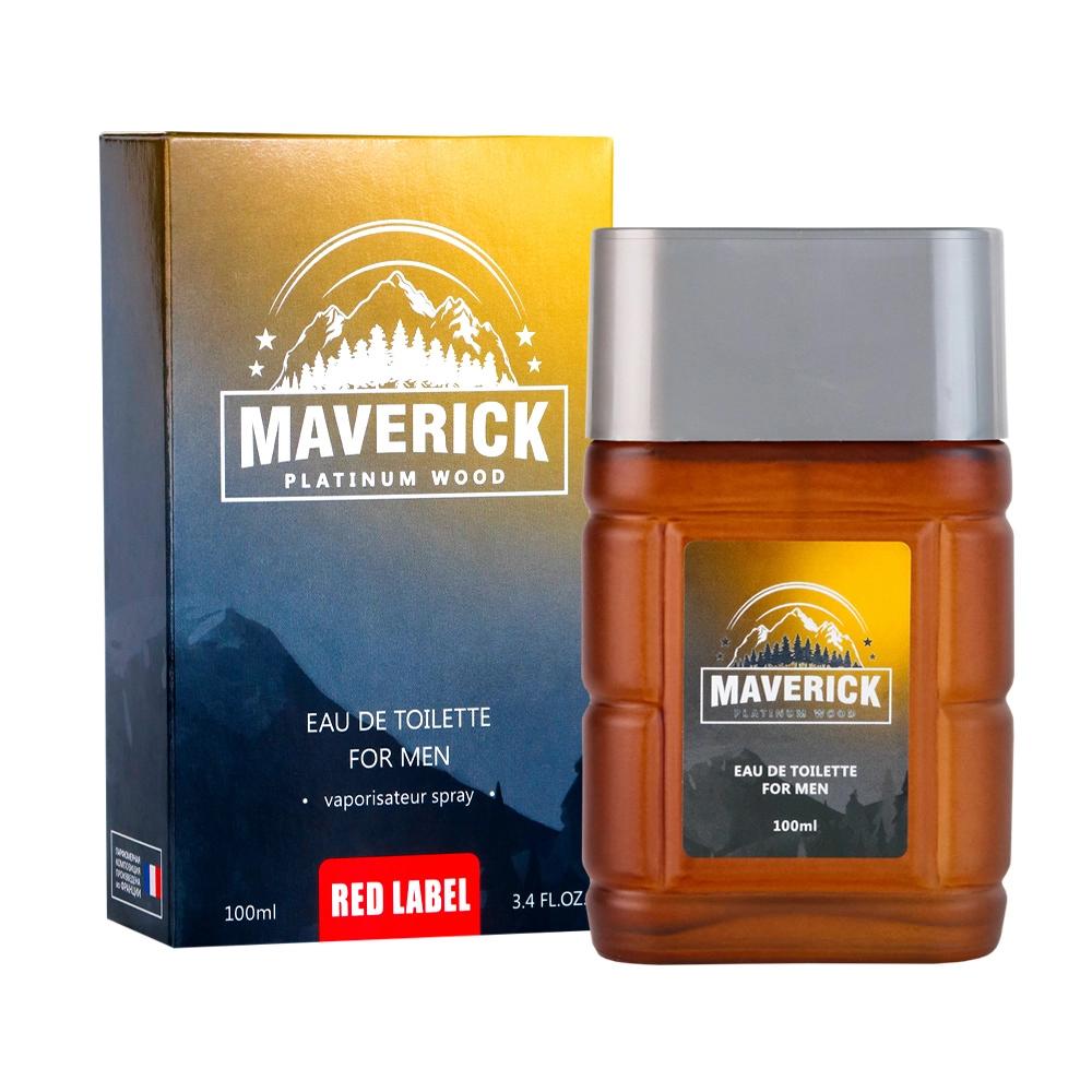 Maverick Platinum Wood Red Label cologne - een geur voor heren