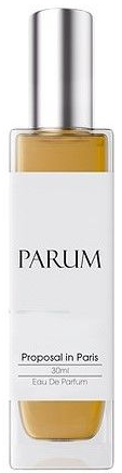 Proposal in Paris PARUM perfume - a fragrância Compartilhável 2019