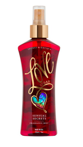 Love Spray Sensual Secrets Jacqui & David perfume - a fragrance for women