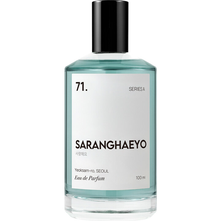 71. Series A SARANGHAEYO parfum - un parfum pour homme et femme 2020