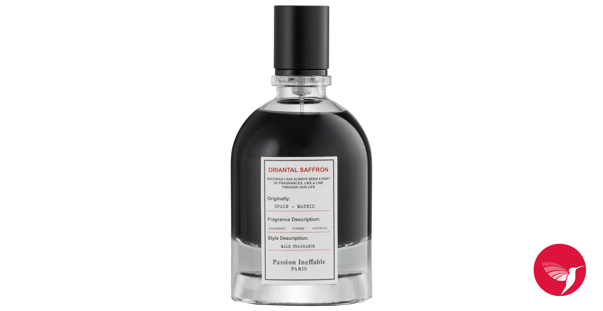 Oriental Saffron Passion Ineffable Paris cologne - a fragrance for men 2022