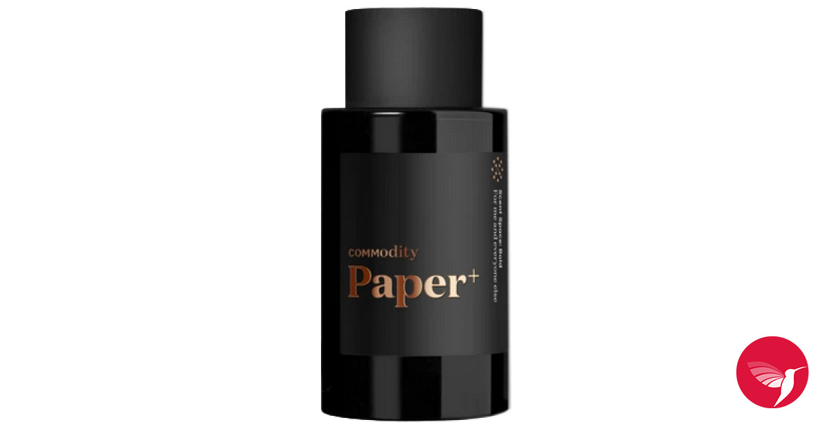 Paper + Commodity perfume - a fragrance for women and men 2021