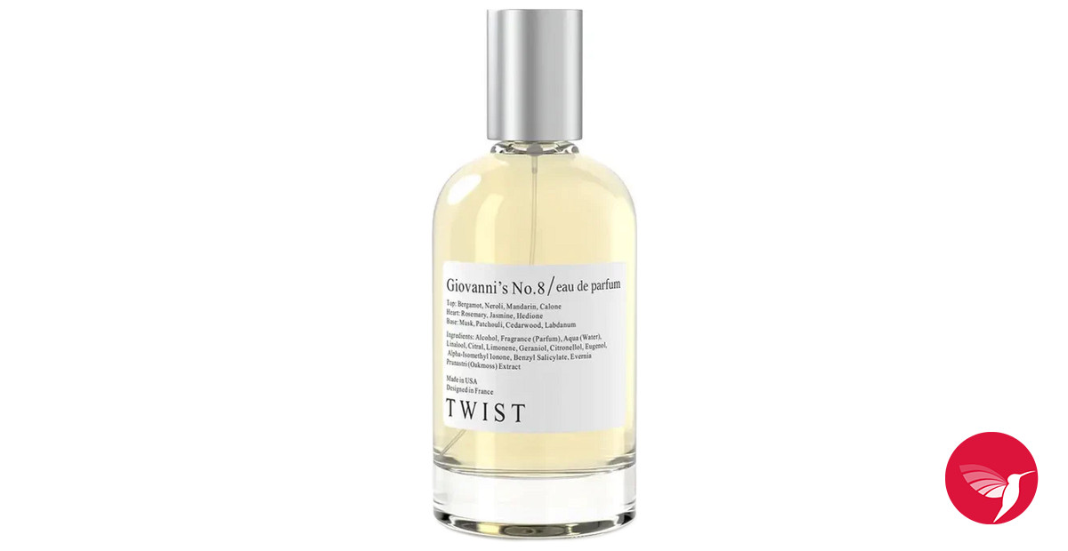 Giovanni’s No.8 Twist cologne - a fragrance for men 2022