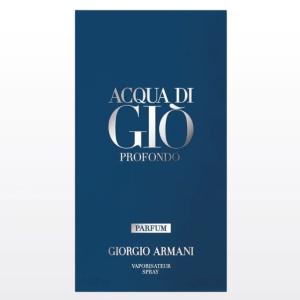 Acqua di Giò Profondo Parfum Giorgio Armani cologne - a new fragrance ...