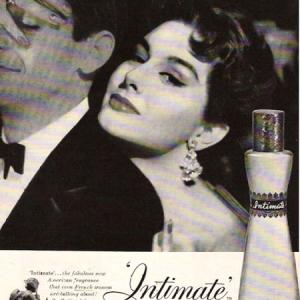 Intimate Revlon perfume - a fragrance for women 1955