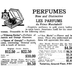Princess Norina Prince Matchabelli perfume - a fragrance for women 1929
