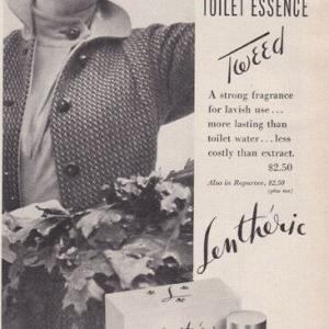 Tweed Lentheric perfume - a fragrance for women 1933