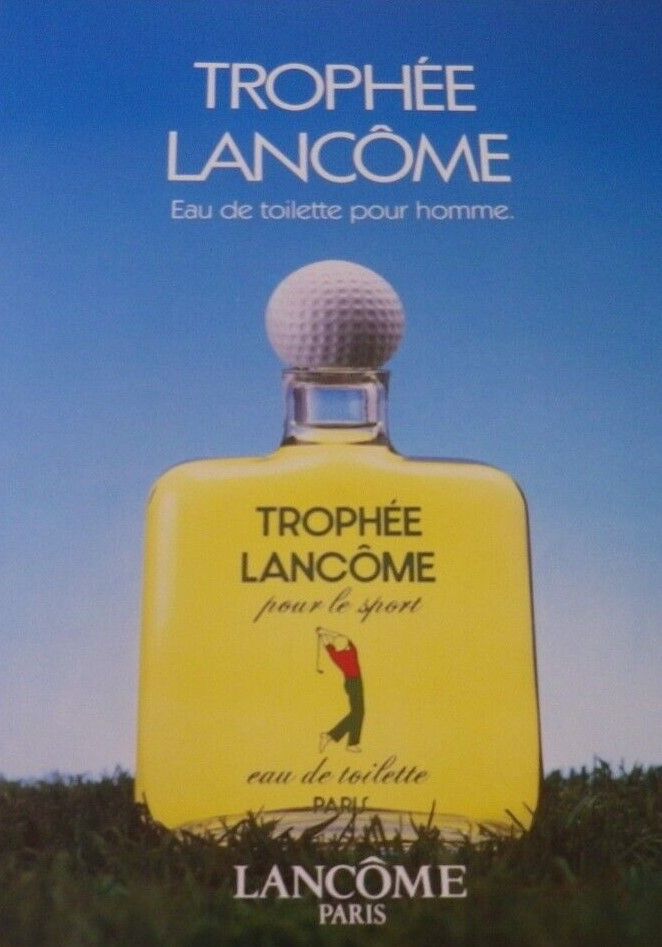 Trophee Lancôme cologne - a fragrance for men 1982