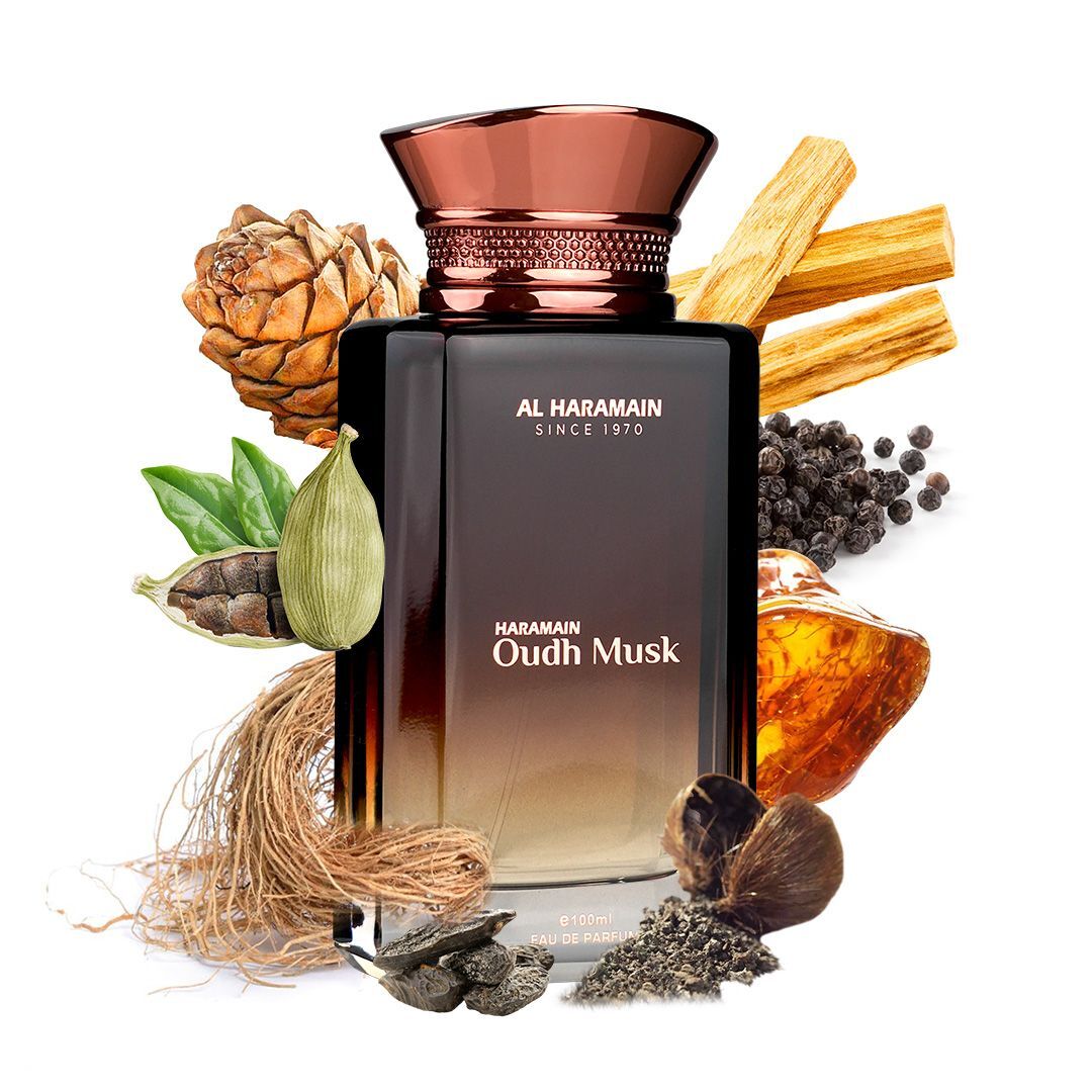 Oudh Musk Al Haramain Perfumes сүрчиг - a шинэ сүрчиг эрэгтэй эмэгтэй 2024