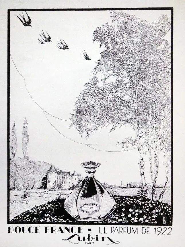 Douce France Lubin perfume - a fragrance for women 1920