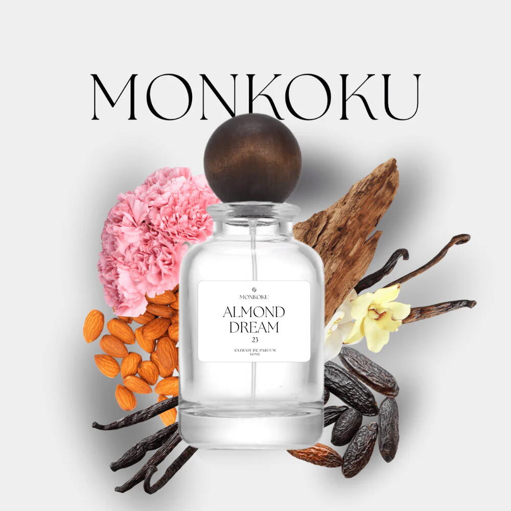 Almond Dream Monkoku - una novità fragranza unisex 2025