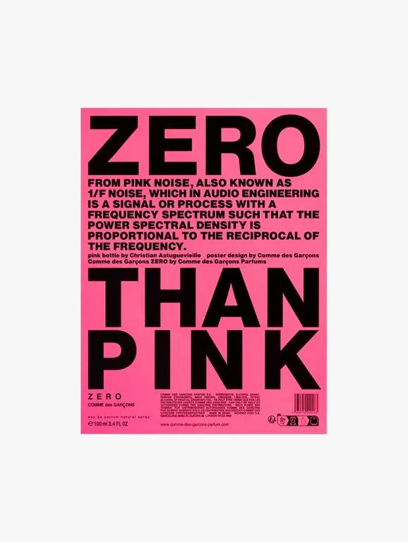 Zero Than Pink Comme des Garcons perfume - a new fragrance for women ...