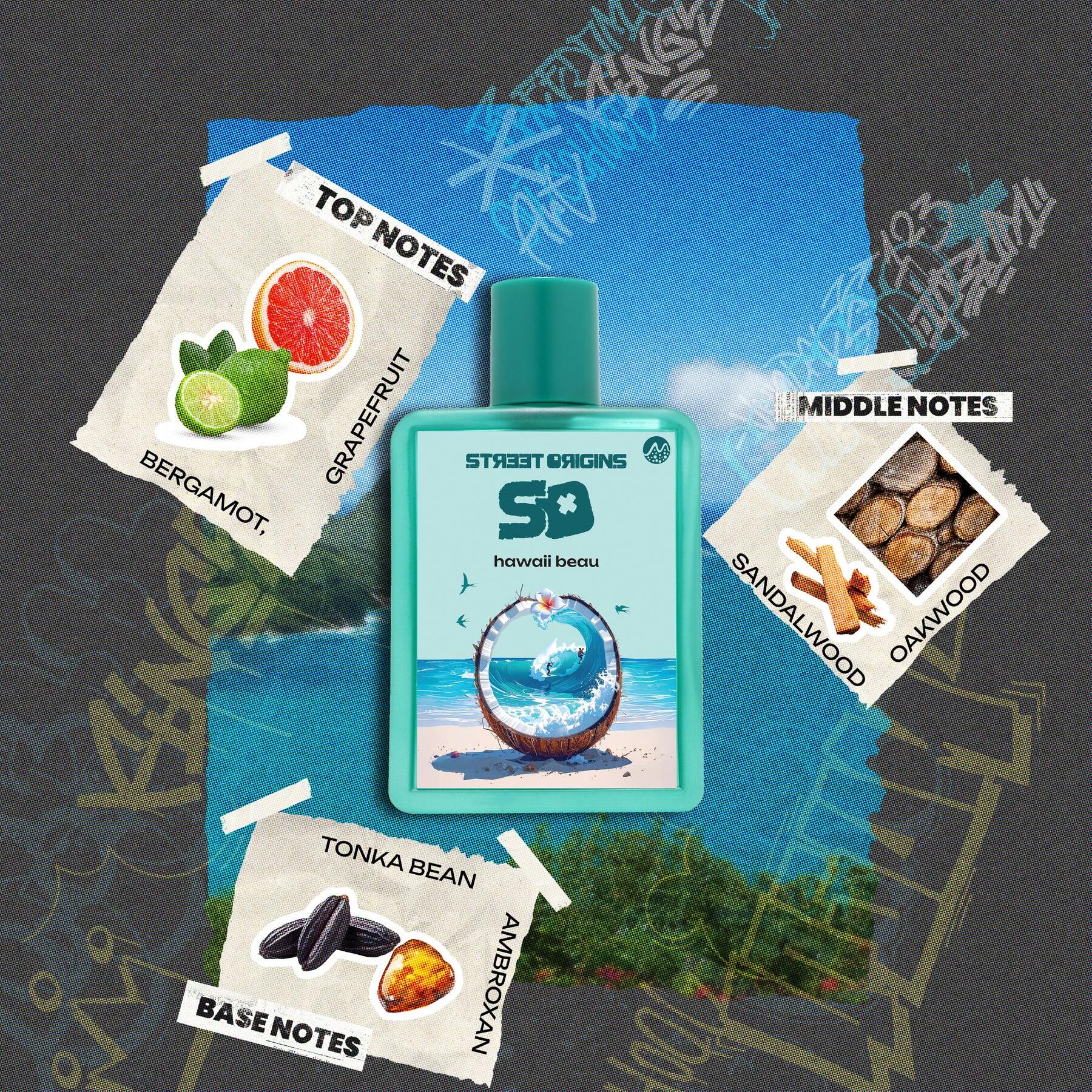 Hawaii Beau Street Origins perfume - a new fragrance for women and men 2025