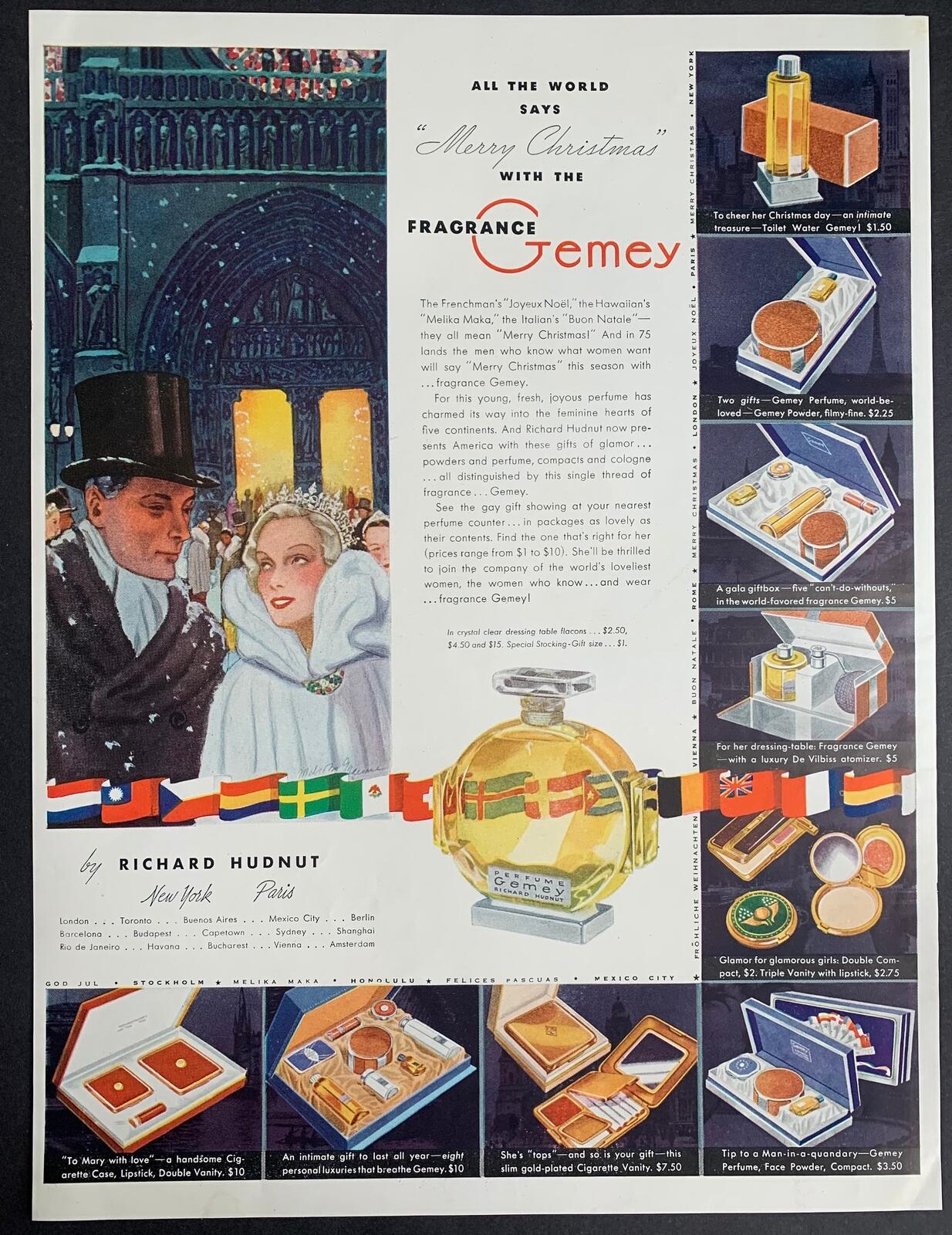 Gemey Richard Hudnut perfume - a fragrance for women 1923