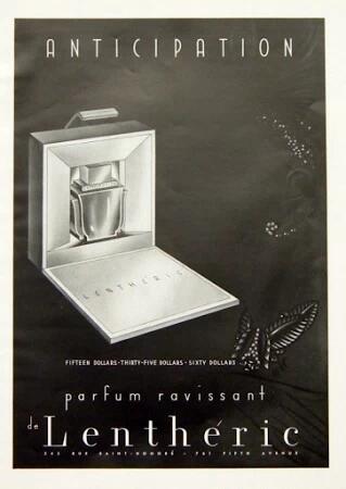 Anticipation Lentheric perfume - a fragrance for women 1937