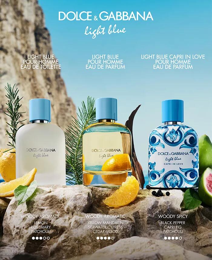 Light Blue Pour Homme Eau de Parfum Dolce&Gabbana cologne - a new ...
