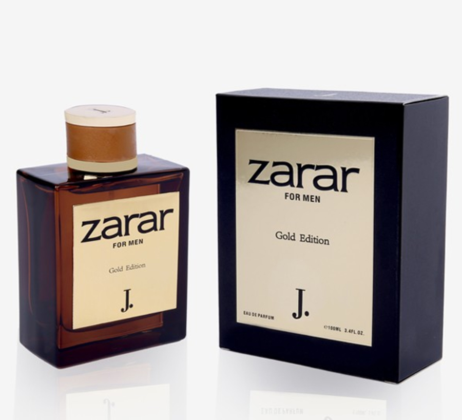 Zarar Gold Junaid Jamshed cologne - a fragrance for men 2015