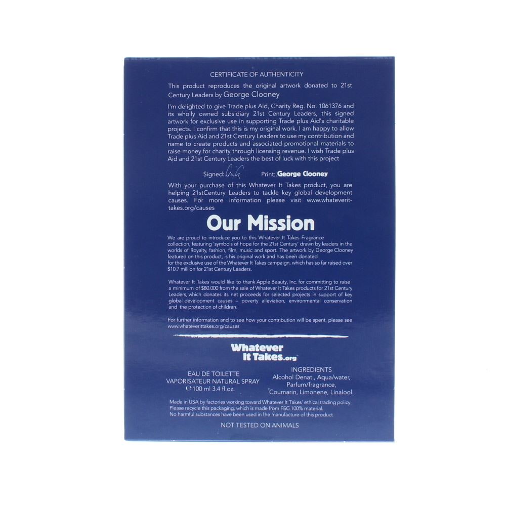 Whatever It Takes George Clooney Eau de Toilette Apple Beauty cologne ...