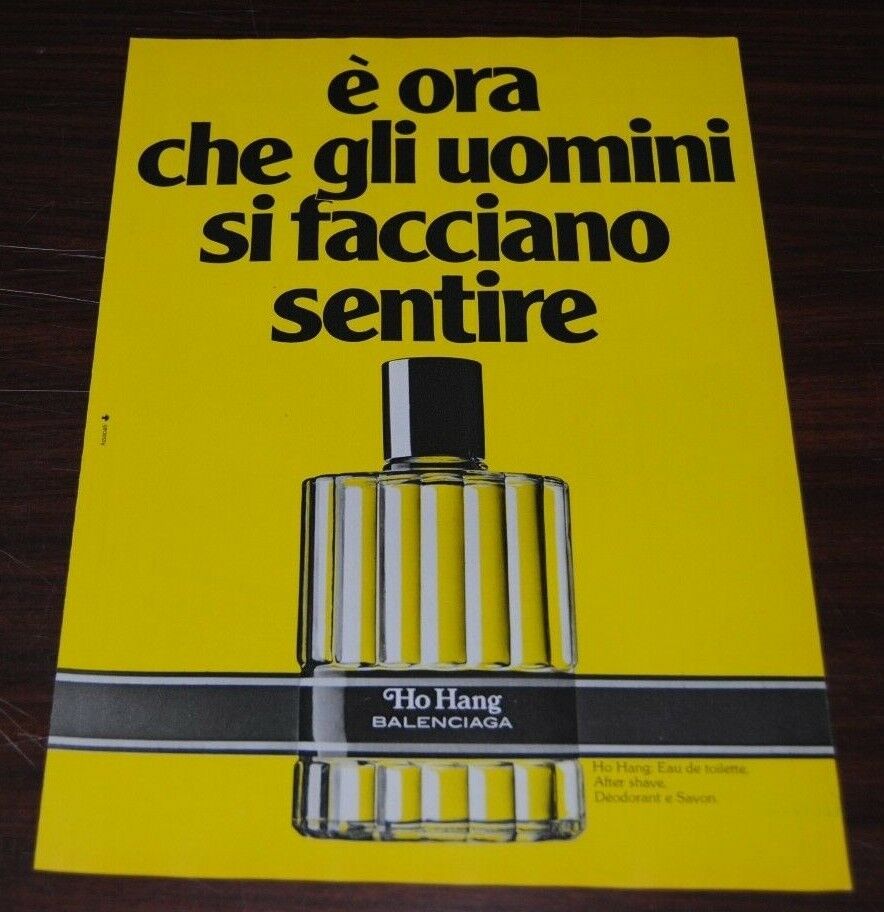 Ho Hang Balenciaga Cologne - un parfum pour homme 1972