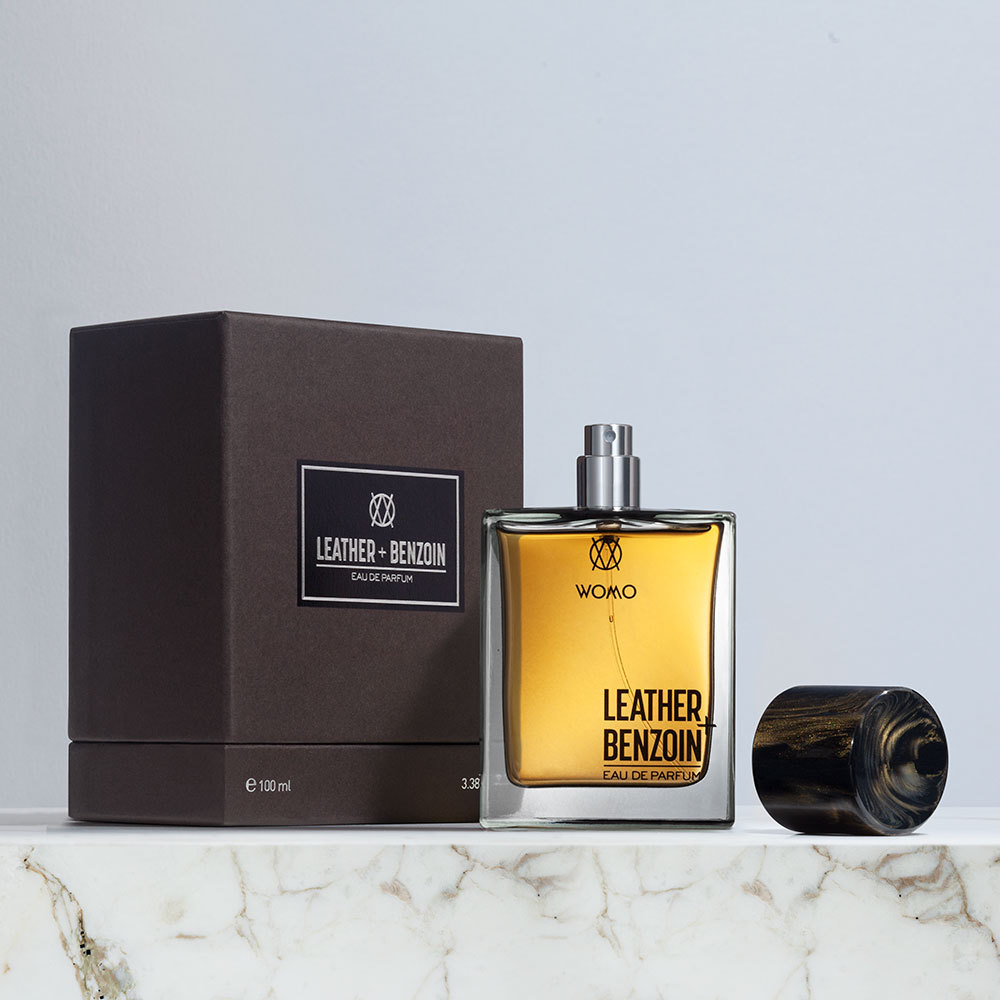 Leather + Benzoin Womo perfume - a fragrance for women and men 2017