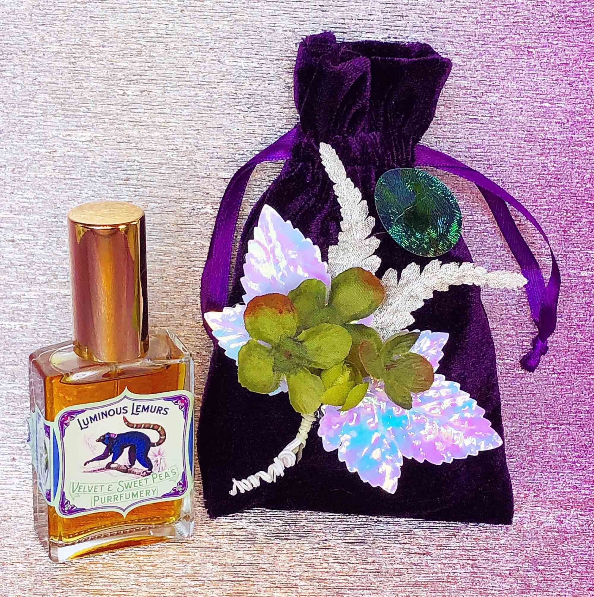 Luminous Lemurs Velvet & Sweet Pea’s Purrfumery perfume - a fragrance ...