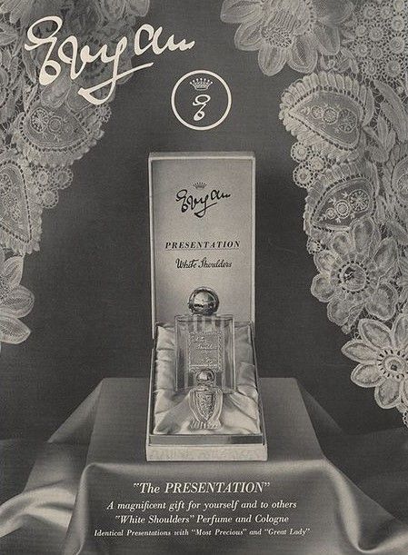 White Shoulders Evyan perfume - a fragrance for women 1945
