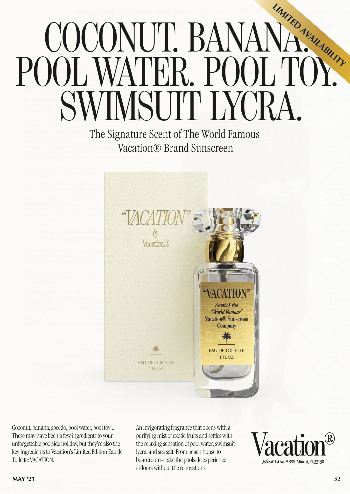 Vacation Arquiste perfume - a new fragrance for women and men 2021