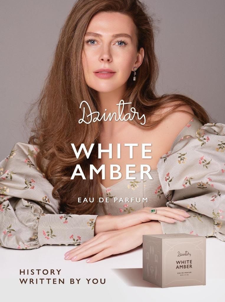 White Amber Dzintars perfume - a new fragrance for women 2022