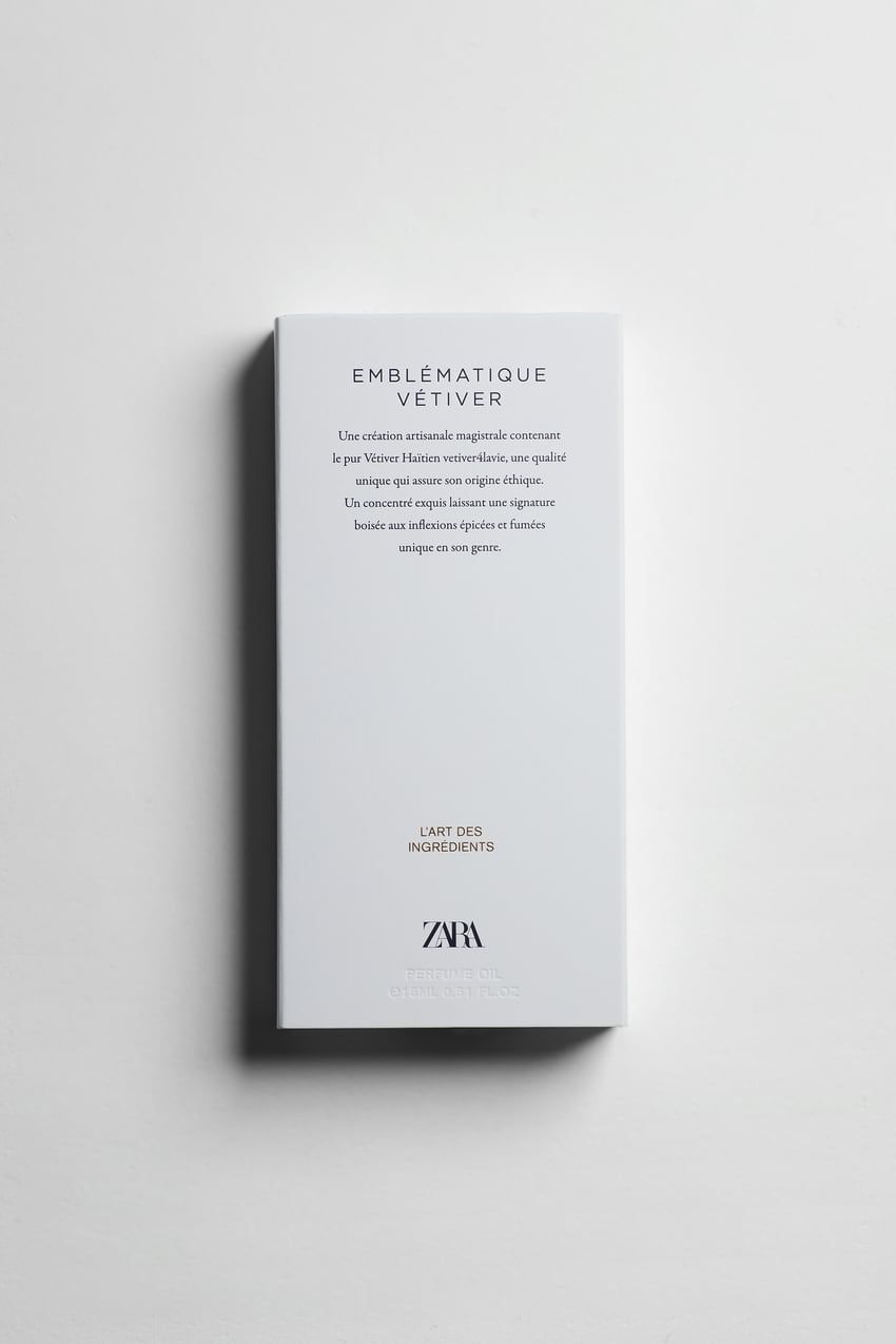 Emblematique Vetiver Perfume Oil Zara perfume - a new fragrance for ...